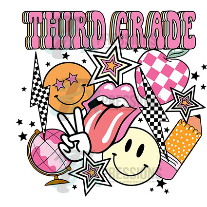 Third grade collage pink - Bling3t
