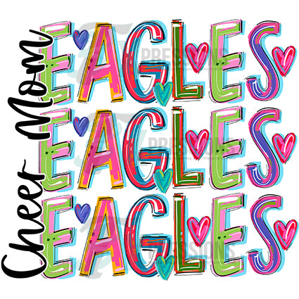 Personalized Stacked Cheery Team Name with script - Bling3t