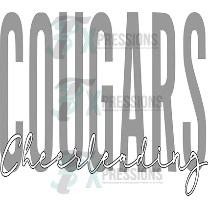 Personalized Tall Team name with script - Bling3t