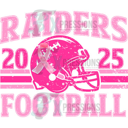 Raiders Pink Football - Bling3t