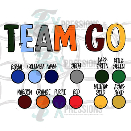 Personalized Team Go Spirit Basketball - Bling3t