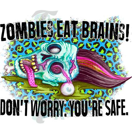 Zombies Eating Brains Art