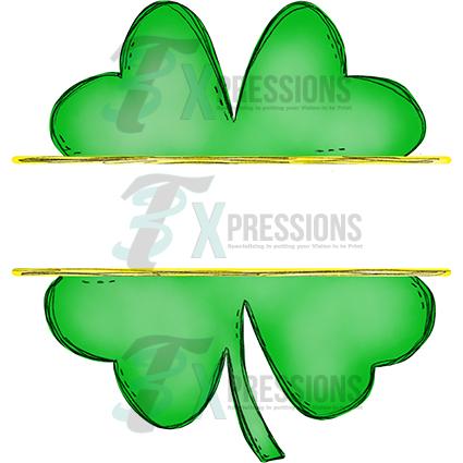 Blank Split 4 Leaf Clover - Bling3t