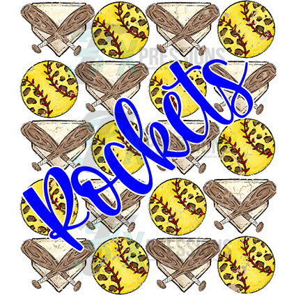 Personalized Softball Collage - Bling3t