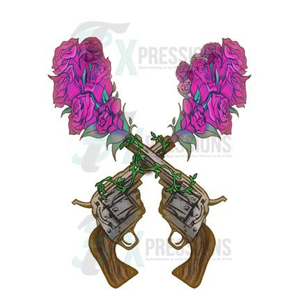Gun And Roses Drawings Guns And Roses Vector Illustration Love Kills